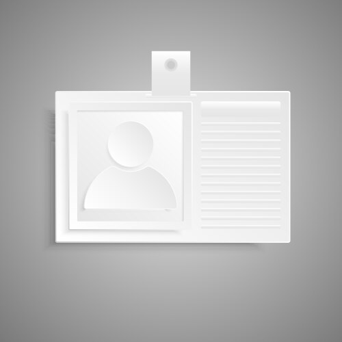 Paper banner design mockup Royalty Free Vector Image