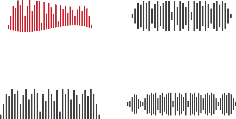 Red Sound Wave Bars Vector Images (over 500)