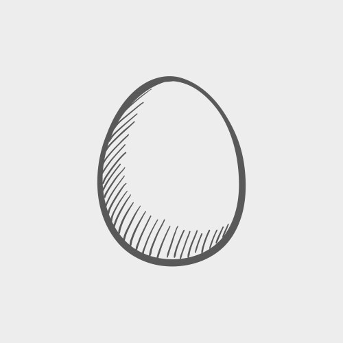 Stand egg holder cartoon Royalty Free Vector Image