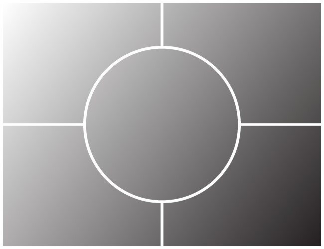 Montage frame template for photo collage Vector Image