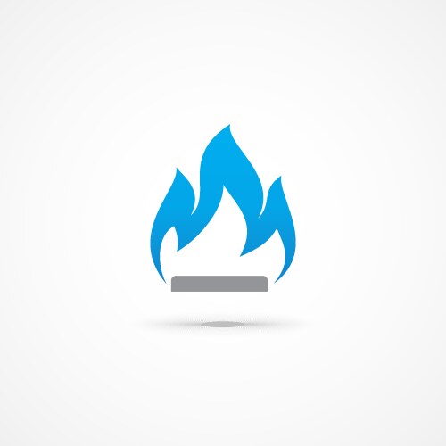 Natural gas refinery factory icon Royalty Free Vector Image