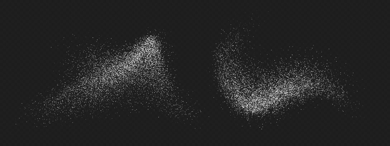 Sugar powder splash flying salt baking flour top Vector Image