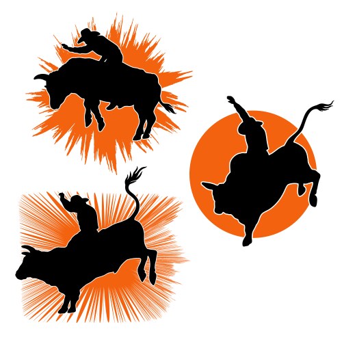 Bull Rider Vector Images (over 780)