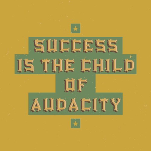 Do not decrease the goal increase effort Vector Image