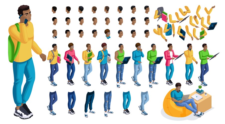 Isometric Avatar Vector Images (over 5,700)