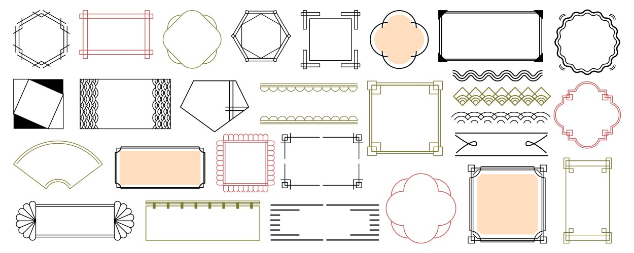 Japanese Border Vector Images (over 18,000)
