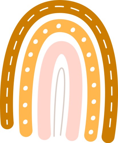 Hand drawn rainbow Royalty Free Vector Image - VectorStock