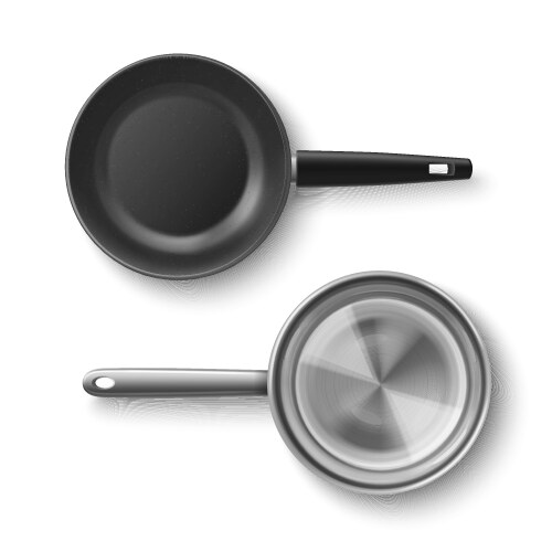 Red pan with lid kitchen Royalty Free Vector Image