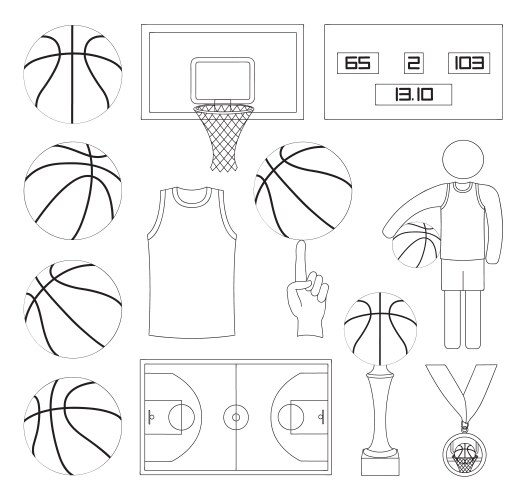 Basketball player Royalty Free Vector Image - VectorStock