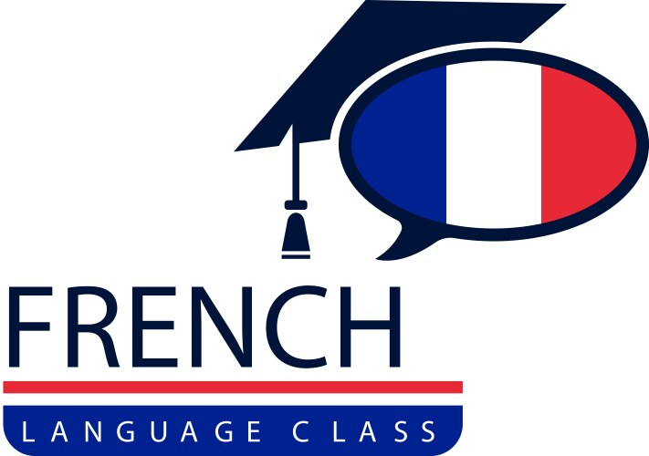 Learning english language class logo Royalty Free Vector