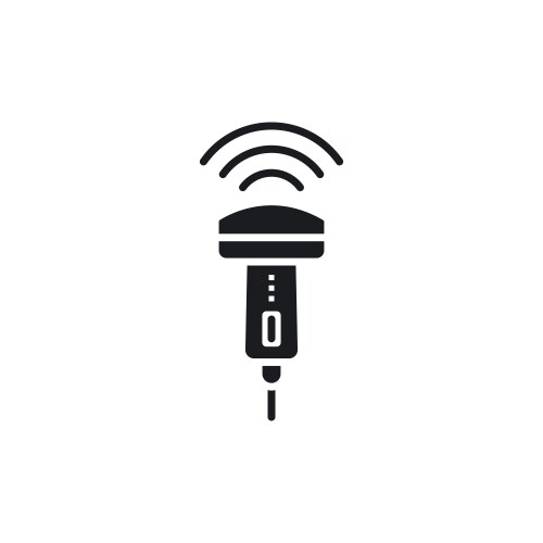 Ultrasound icon symbol on white background Vector Image