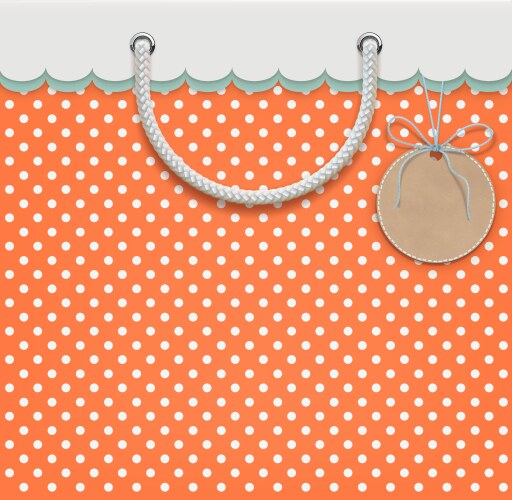 Shopping paper bag Royalty Free Vector Image - VectorStock