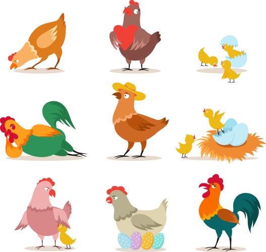 Farm animals Royalty Free Vector Image - VectorStock