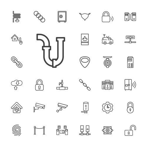 System icons Royalty Free Vector Image - VectorStock