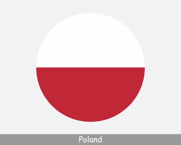 Simple round flag Royalty Free Vector Image - VectorStock