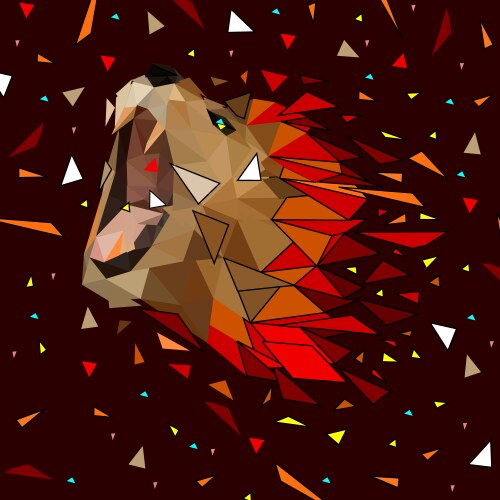Lion Connect the Dot Vector Images (84)