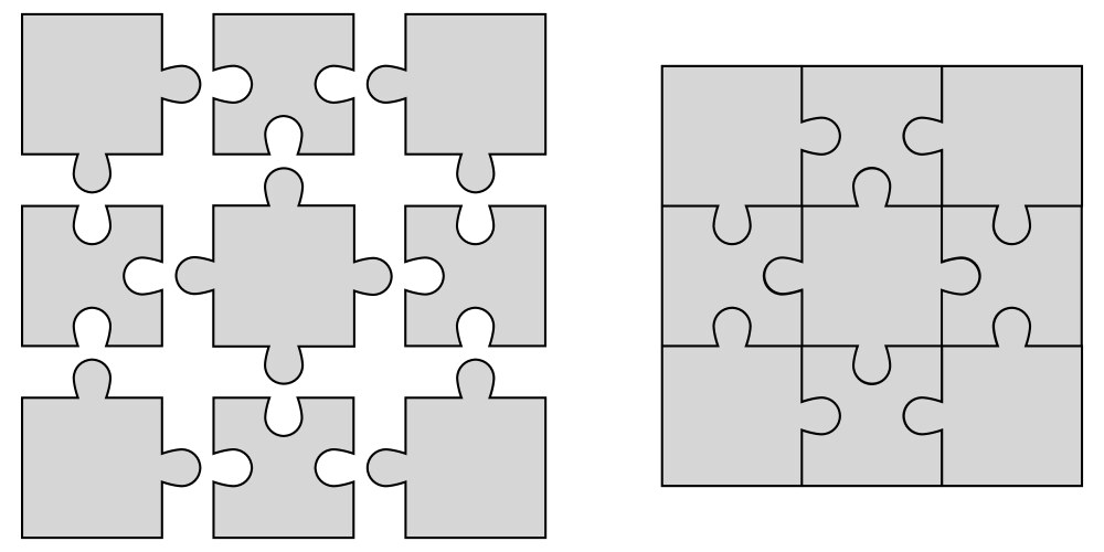 Puzzle set Royalty Free Vector Image - VectorStock