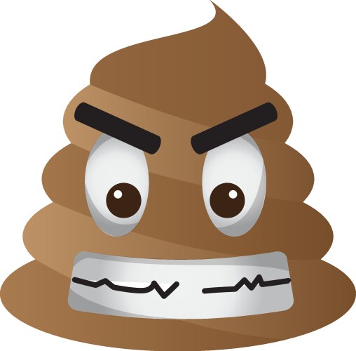 Angry Poo Emoji Vector Images (over 110)