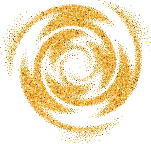 Wave of money huge tsunami gold coins Royalty Free Vector