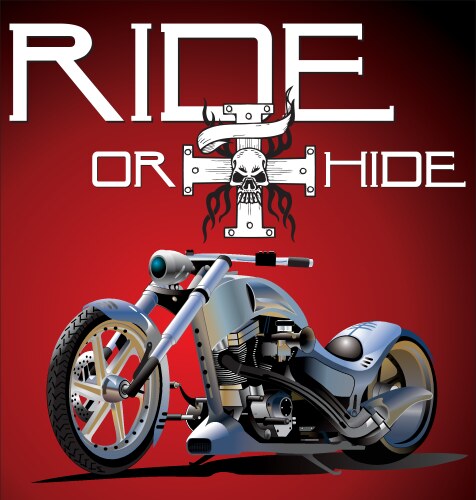 Cruiser Motorcycle Vector Images (over 1,200)