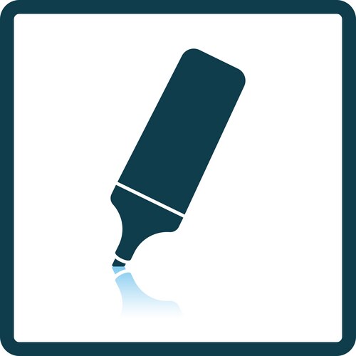 Marker icon Royalty Free Vector Image - VectorStock