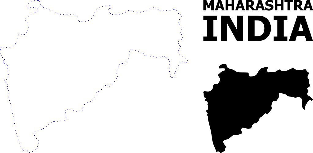 Maharashtra Map Outline Vector Images (over 170)