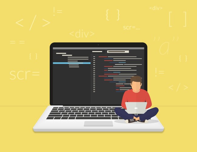 Coding Guy Vector Images (over 1,500)