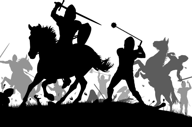 War Horse Silhouette Vector Images (over 1,200)