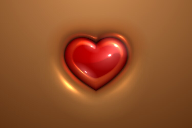 Golden thread with needle in heart form Royalty Free Vector