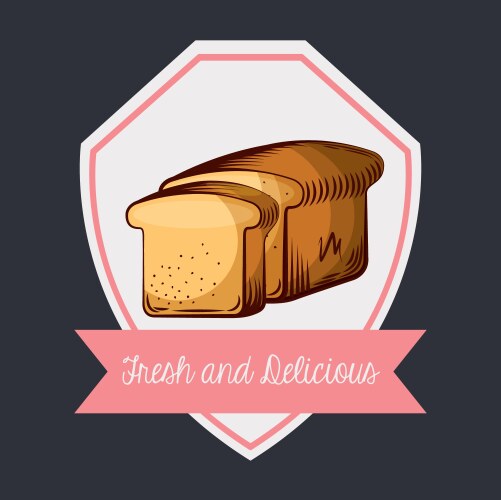 Bread types bakery design Royalty Free Vector Image