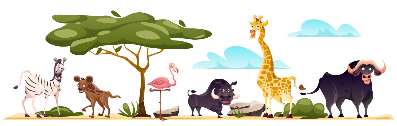 African animals Vector Images & Graphics for Commercial Use | VectorStock