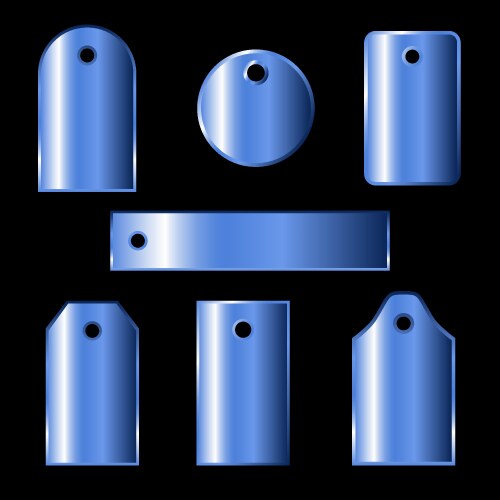 Blue gradients Royalty Free Vector Image - VectorStock