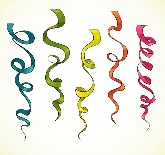 Celebration Ribbons Vector Images (over 410,000)
