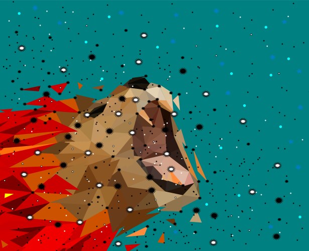 Lion Connect the Dot Vector Images (84)