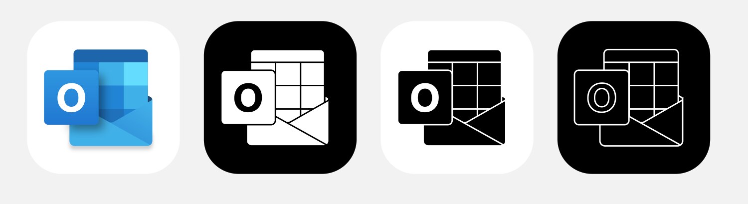 App icon microsoft onedrive Royalty Free Vector Image