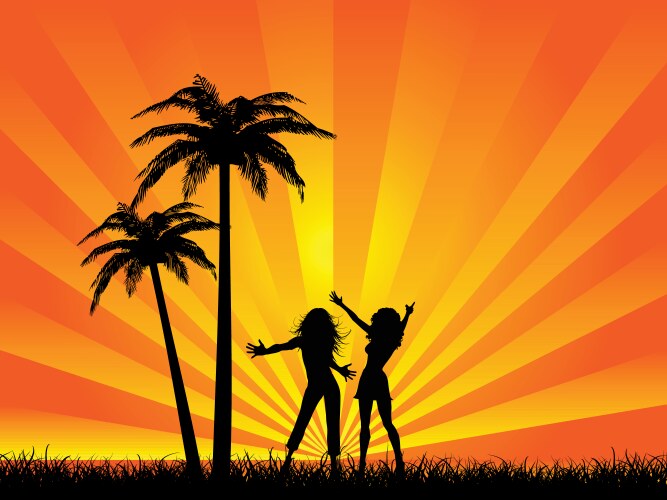 Beach Party Royalty Free Vector Image Vectorstock