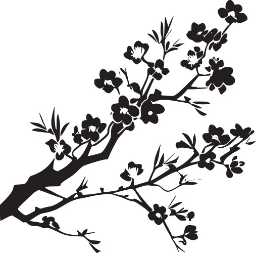 Cherry Blossom Outline Vector Images (over 2,800)