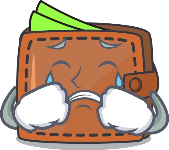 Crying peas mascot cartoon style Royalty Free Vector Image