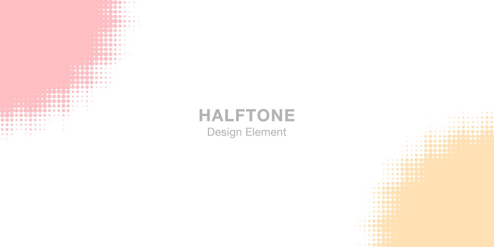 Halftone frame banner halftone corner frame Vector Image