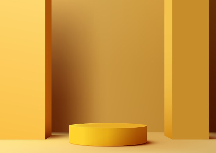 Product presentations with this modern 3d mockup Vector Image