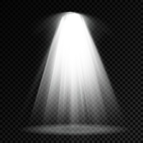 Set of various red projector light effect Vector Image