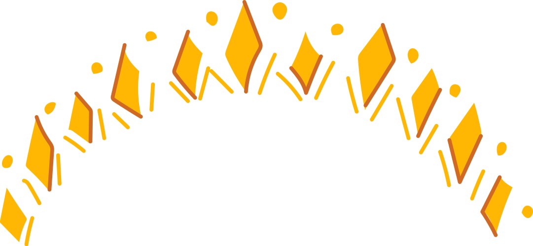 Constellation magic star arch cartoon Royalty Free Vector