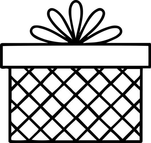 gift box vector outline