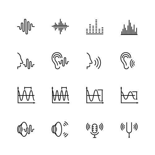 Musical symbols set Royalty Free Vector Image - VectorStock