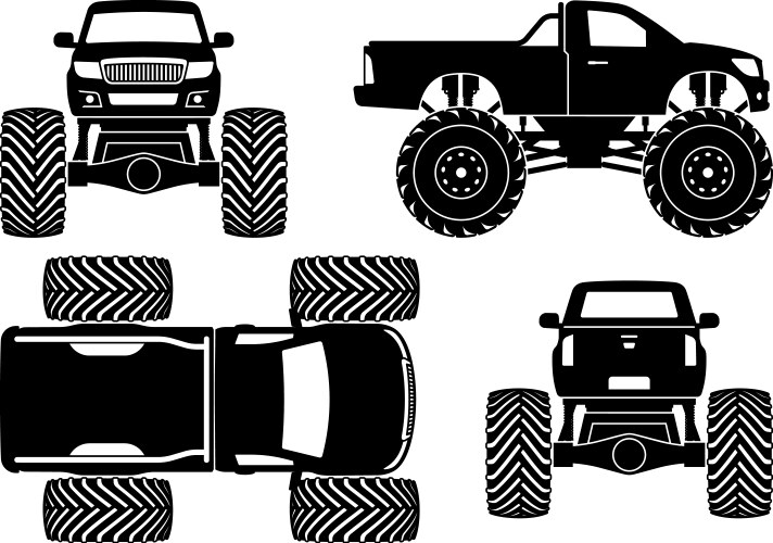 Monster Black and White Vector Images (over 130,000)