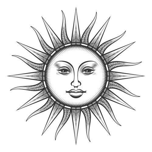 Medieval Sun Vector Images (over 2,600)