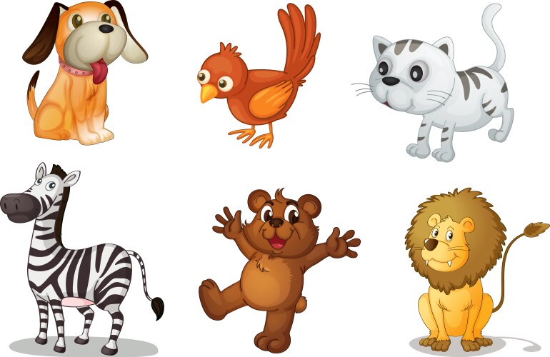 Cartoon Animals Vector Images (over 1.4 million)