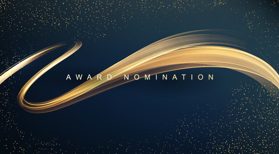 Award nomination ceremony luxury background Vector Image