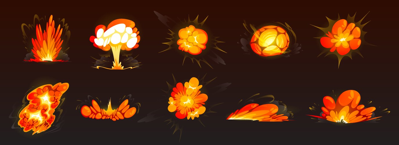 Fire Sprite Sheet Vector Images (over 150)