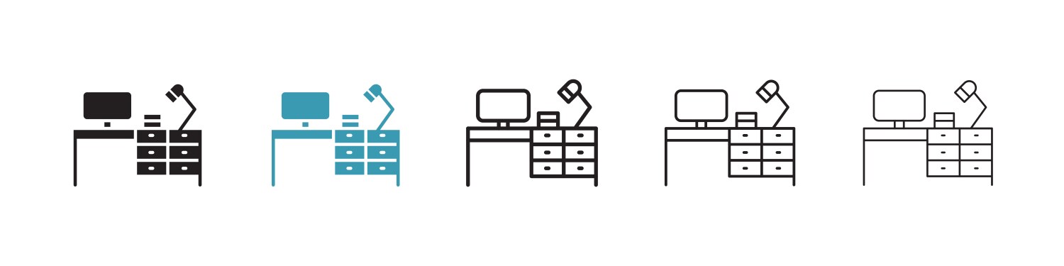 Computer Desk Icon Vector Images (over 44,000)